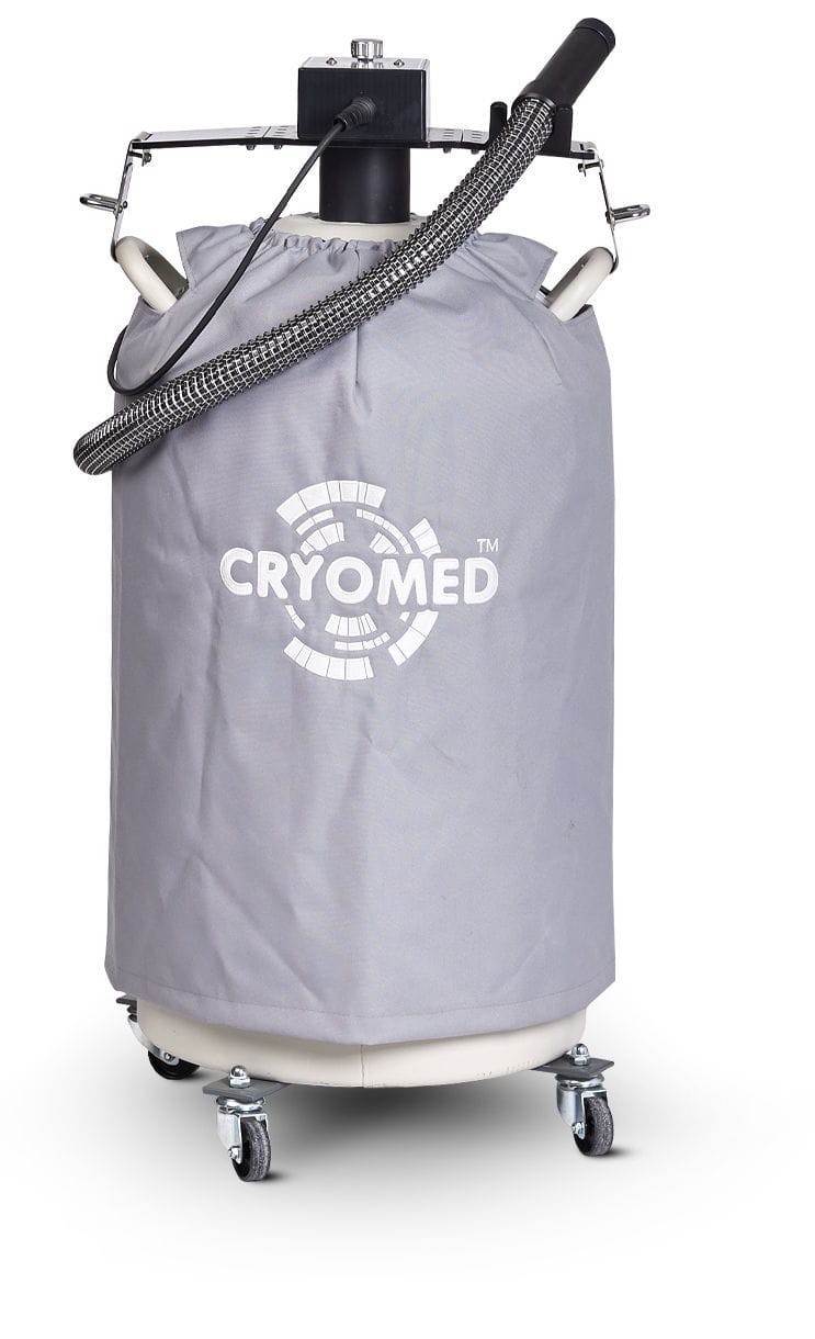 Cryotherapy unit - Cryofan CF-04 - Cryomed - trolley-mounted