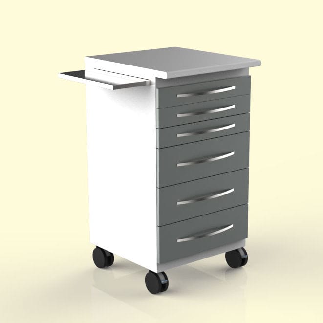 Storage cabinet - Mc04 - FXMEDICA - for dental clinics / on casters