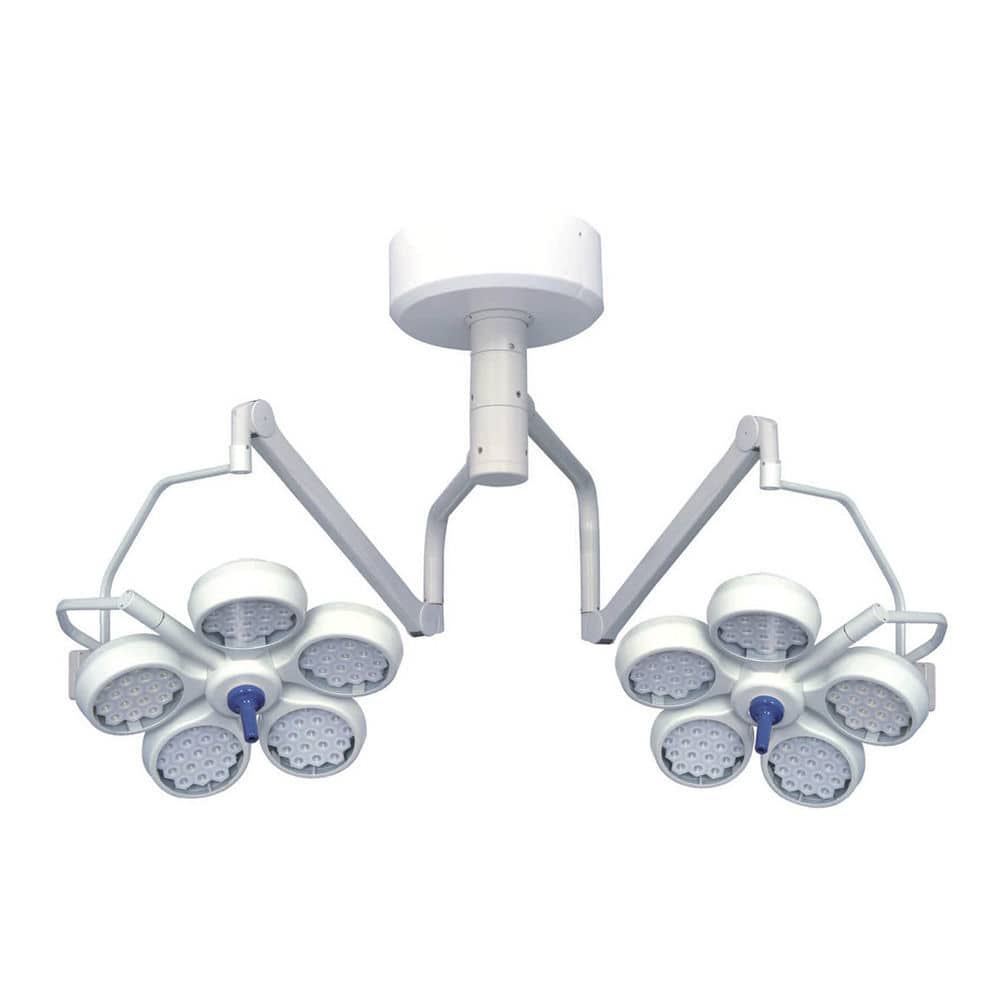 Ceiling-mounted surgical light - DEL 5 - Ningbo Techart Medical ...