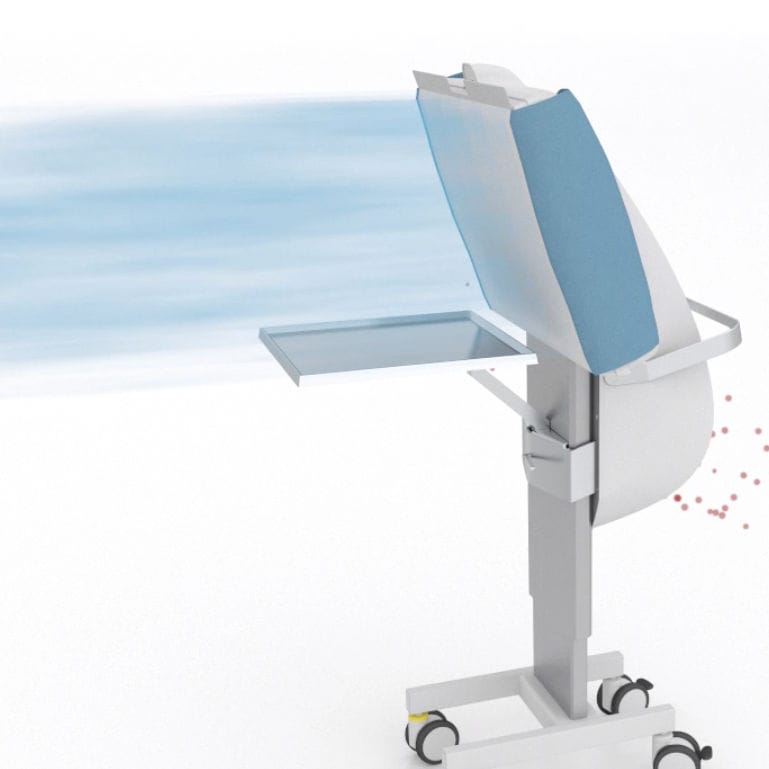Mayo table laminar flow module - TOUL Operio - Normeditec - ophthalmic ...