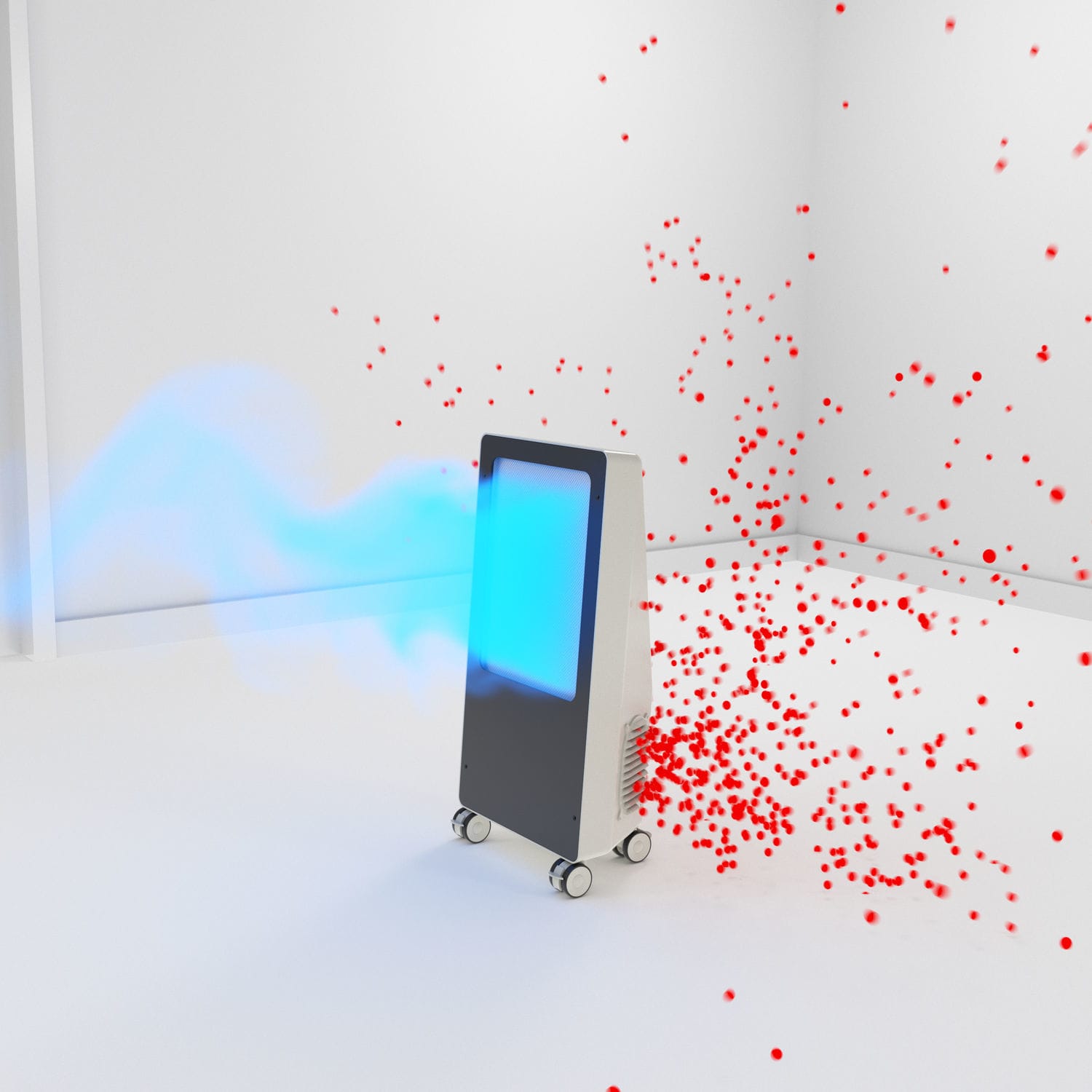 Mobile air purifier - Operio CLINIC - Normeditec - laboratory