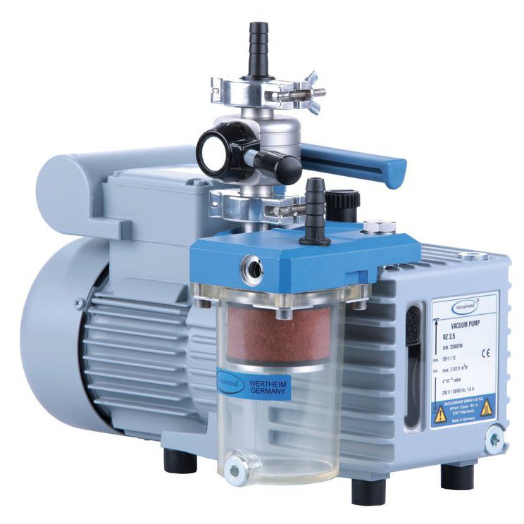 Laboratory vacuum pump - RZ 2.5 - Vacuubrand - rotary vane / lubricated ...