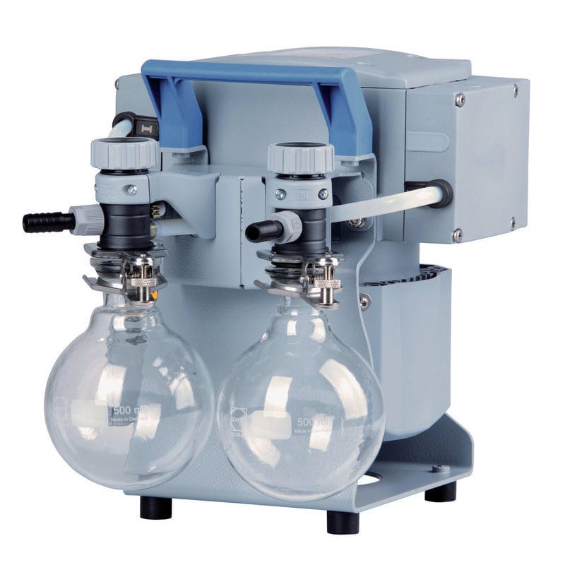 Laboratory vacuum pump - ME 4C NT +2AK - Vacuubrand - diaphragm / oil-free