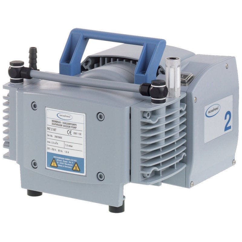 Double-diaphragm vacuum pump - MZ 2 NT - Vacuubrand - diaphragm / oil ...
