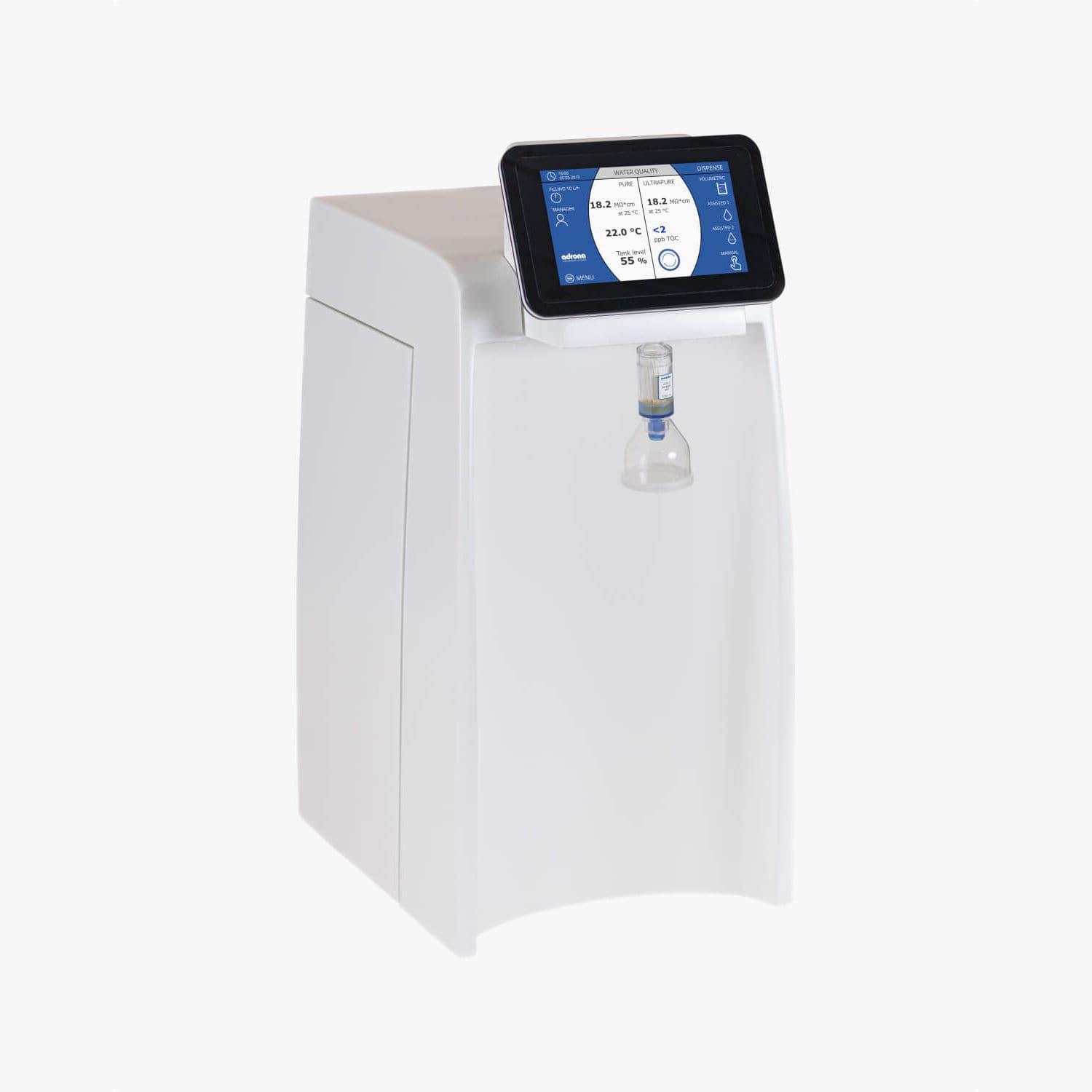 Laboratory water purification system - B310 - ADRONA - reverse osmosis