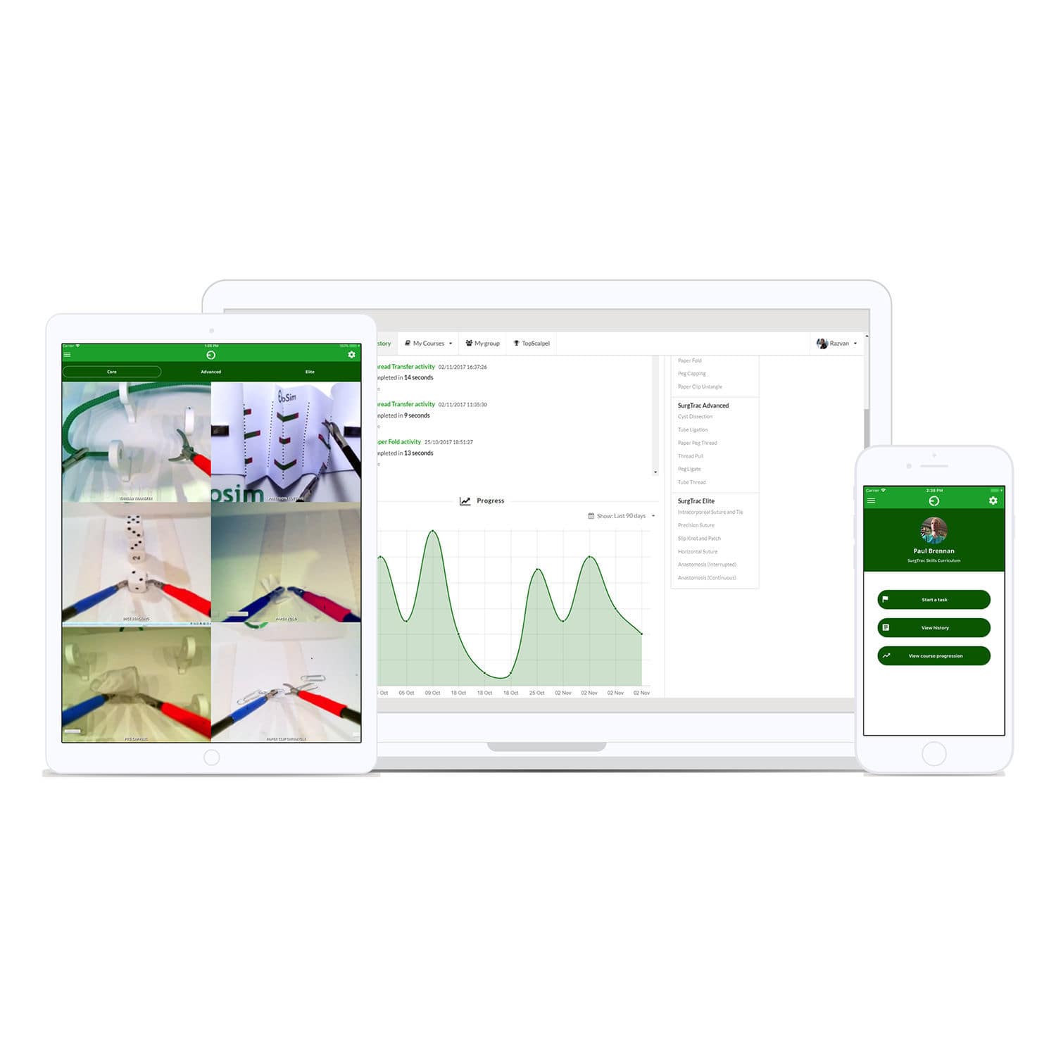 Training software - SurgTrac - eoSurgical - tracking / laparoscopic ...