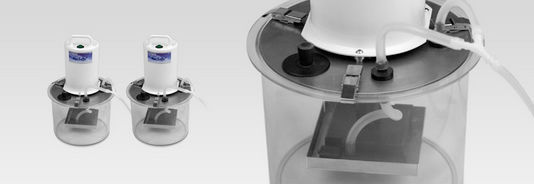 Laboratory vacuum pump - VacSafe - LaboGene - portable