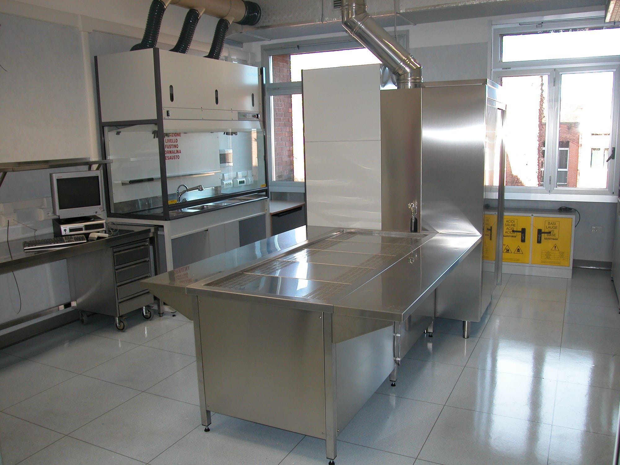 Histopathology laboratory workstation - comfit s.r.l - floor-standing ...