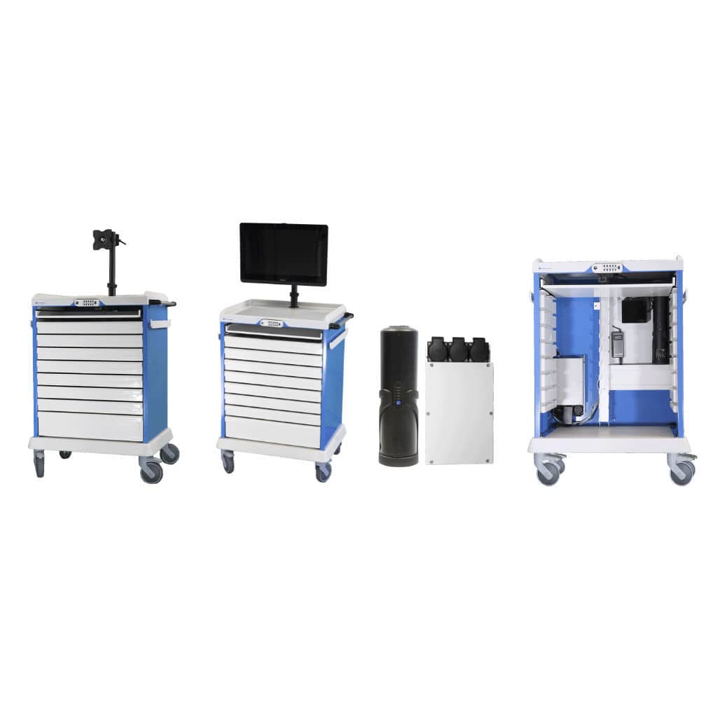Medicine distribution computer cart - ES10 POWER - IMPACT technologies ...