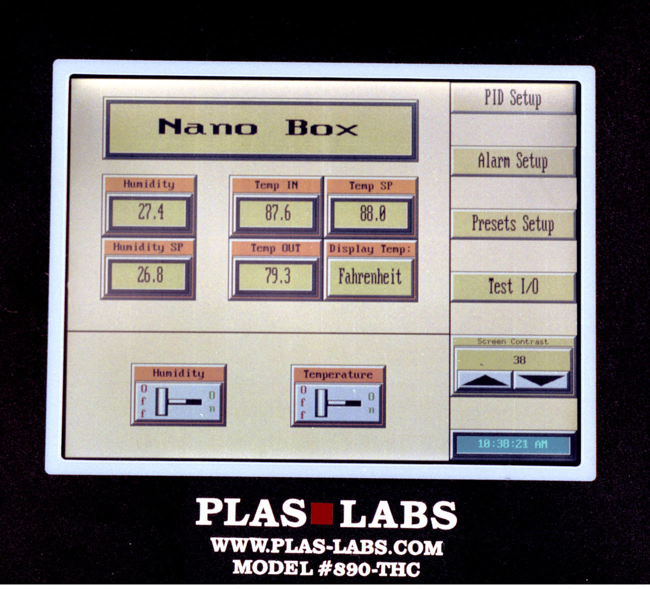 Laboratory glove box - 890-THC - Plas-Labs - benchtop / vacuum ...