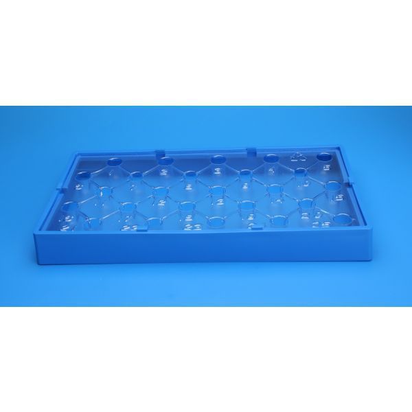Vial laboratory rack - 960 series - J.G. Finneran Associates Inc.