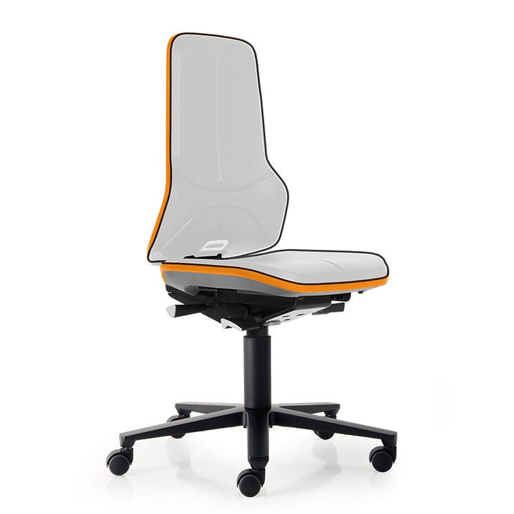 Laboratory chair - Neon 9563 - Bimos - on casters / with high backrest ...
