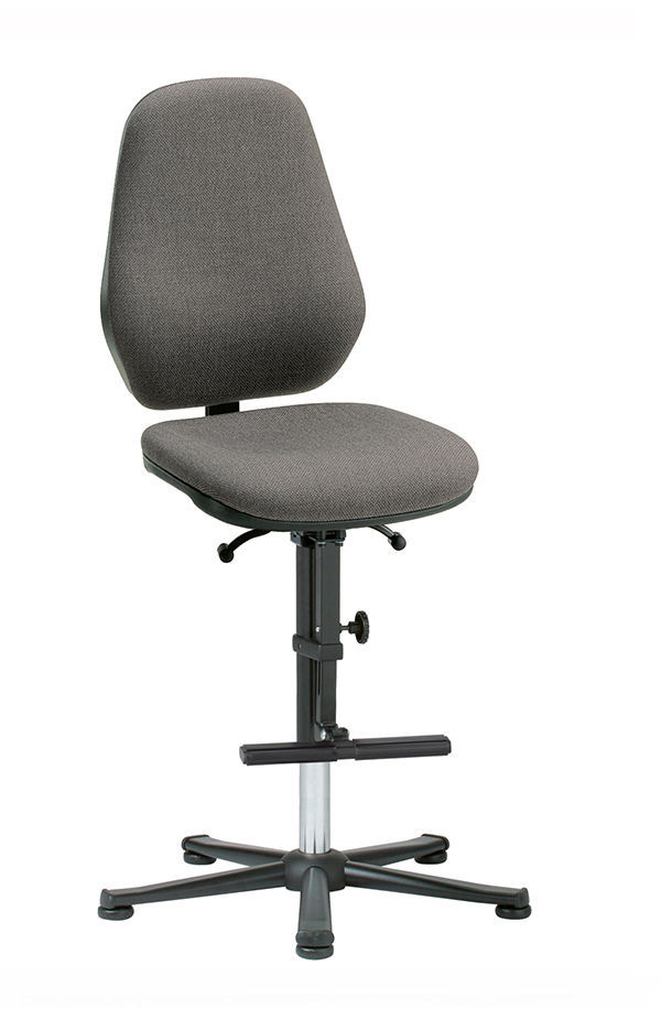Laboratory chair - 9137 - Bimos - with footrest / height-adjustable