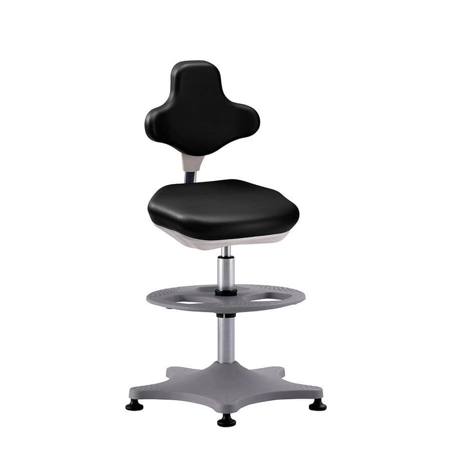 Laboratory chair - Labster 9101 - Bimos - on casters / height-adjustable