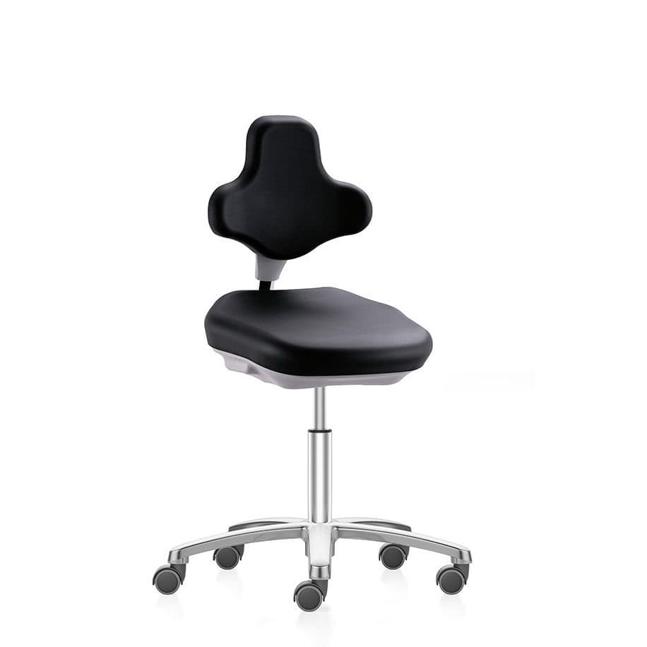 Laboratory chair - ESD Labster 9103E - Bimos - on casters / with high ...