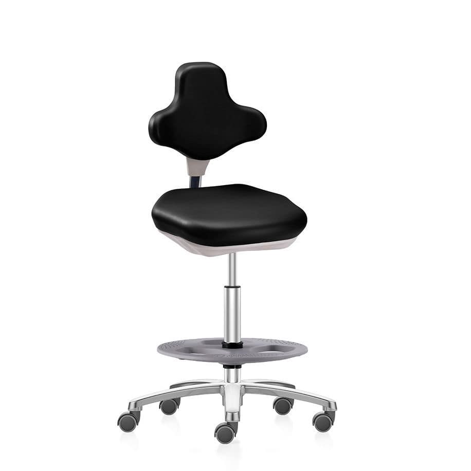 Laboratory chair - ESD Labster 9101E - Bimos - with high backrest ...