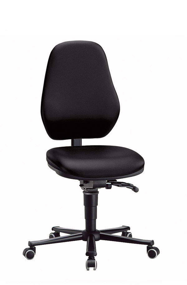 Laboratory chair - 9134 - Bimos - on casters / with high backrest ...