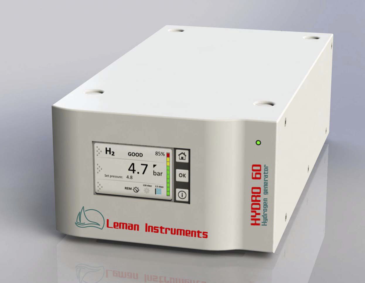 Ultra-high purity hydrogen generator - HYDRO60L, HYDRO60LS - Leman ...