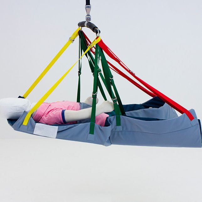 Patient lift sling - SPC034 - Silvalea Limited - raising / leg / supine ...