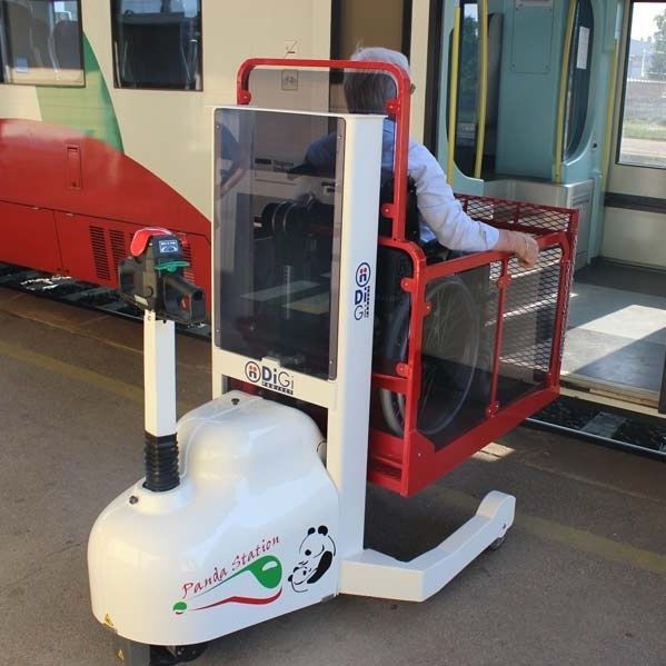 Wheelchair lifting platform - PANDA - DiGi Project - vehicle-mounted