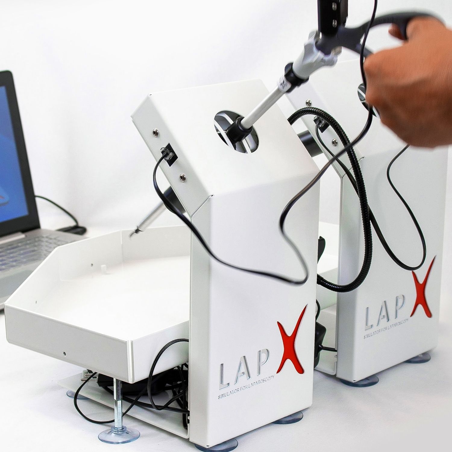 Laparoscopy simulator - LAP-X Hybrid - MEDICAL-X - surgery / portable ...