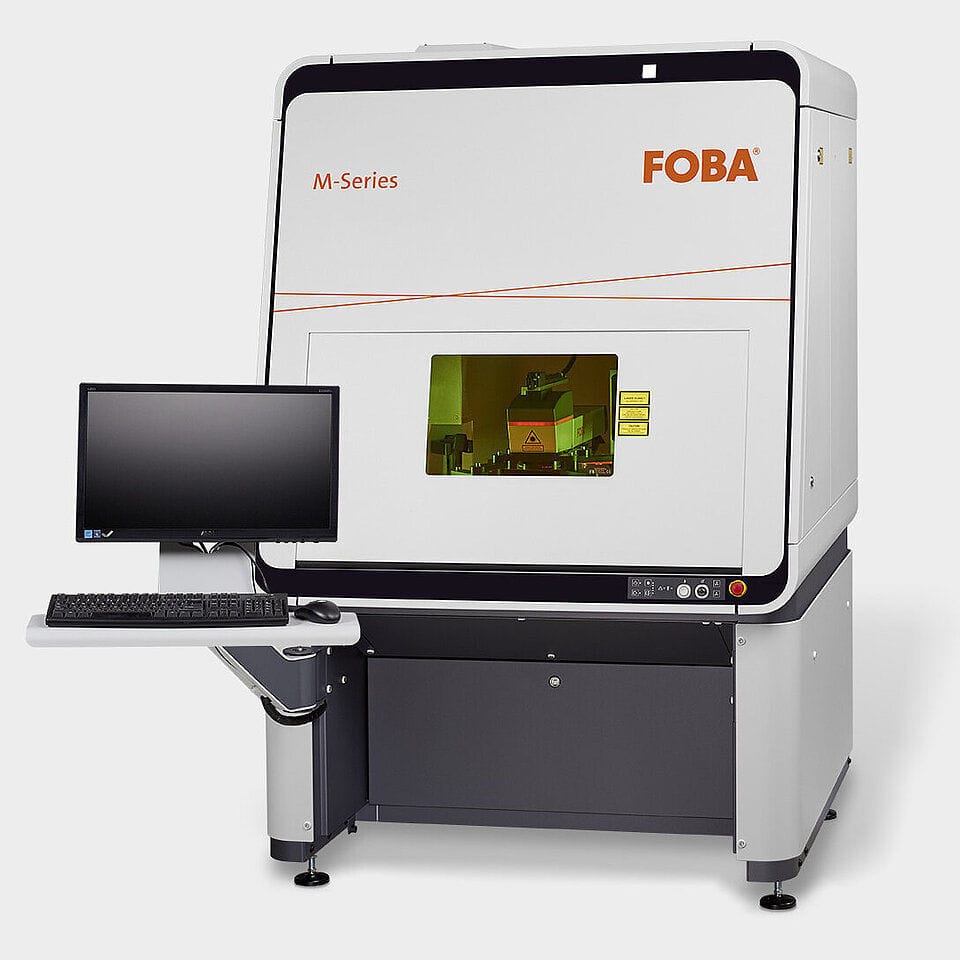 Laser marking system - M3000-B/P UV - FOBA Laser Marking + Engraving ...