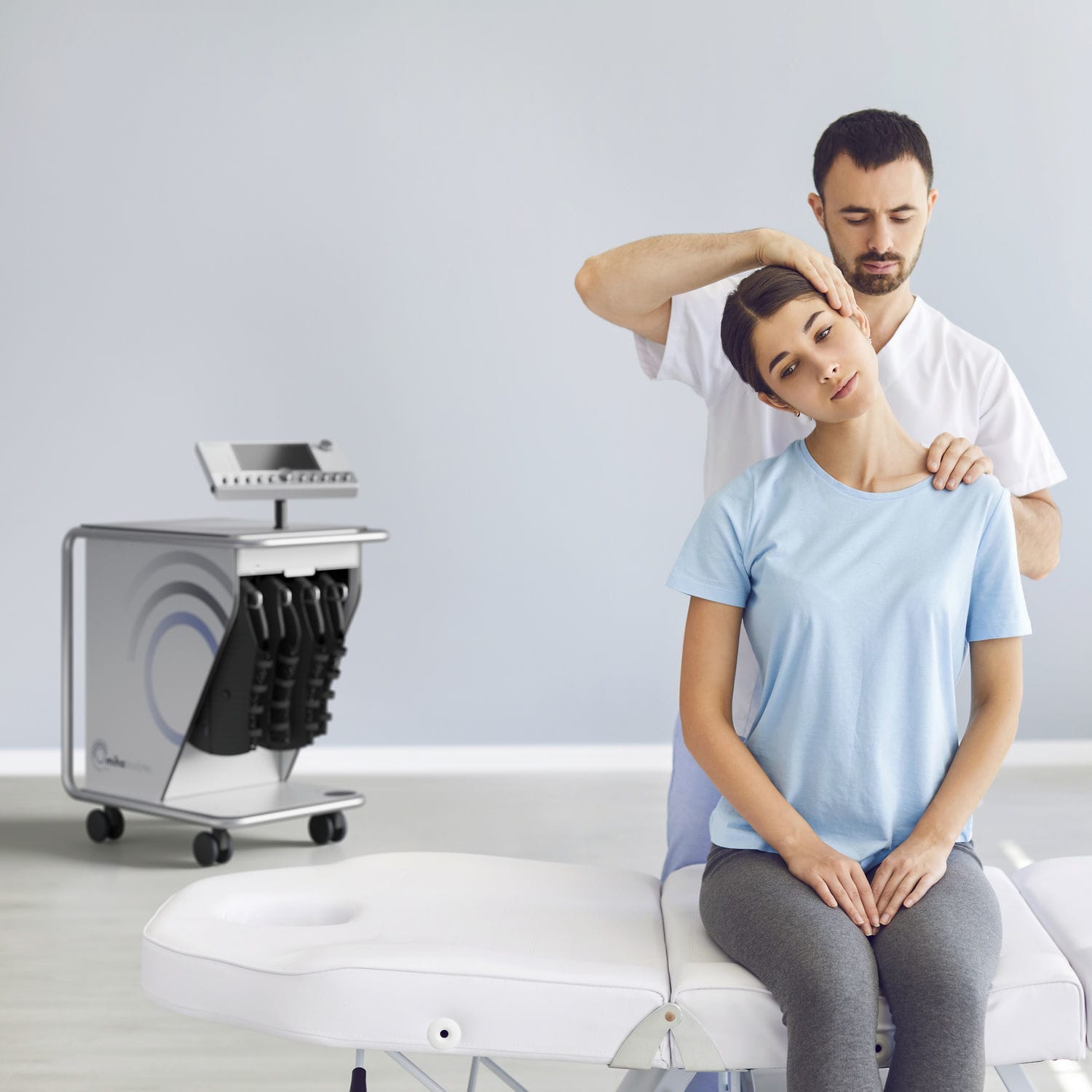 Electric stimulator - m.ove - workstation - miha bodytec - trolley ...