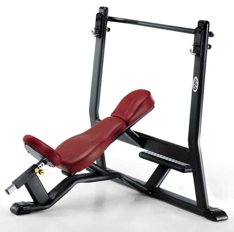 Inclined weight training bench - 4SHO074/0 - Telju Fitness - with ...