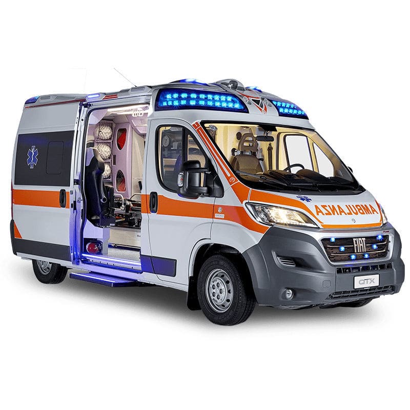 Modular ambulance - Ducato QTX - Olmedo Special Vehicles