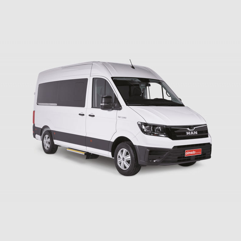 Van wheelchair accessible vehicle - MAN TGE - Olmedo Special Vehicles ...