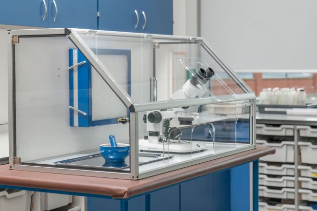 Chemical clean bench - WAYSAFE SA1000 - Solotec Scientific - weighing ...