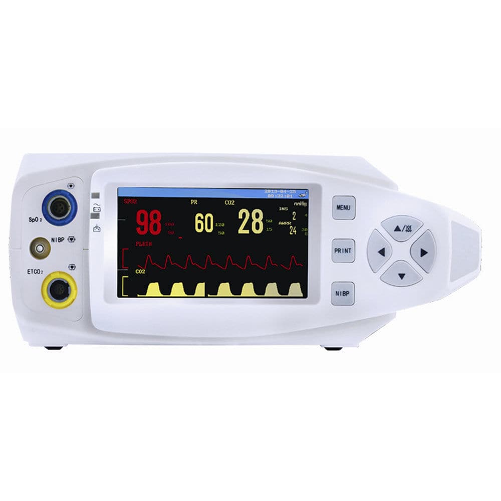 Portable patient monitor - PM-2C - Promed Technology - SpO2 / NIBP / etCO2