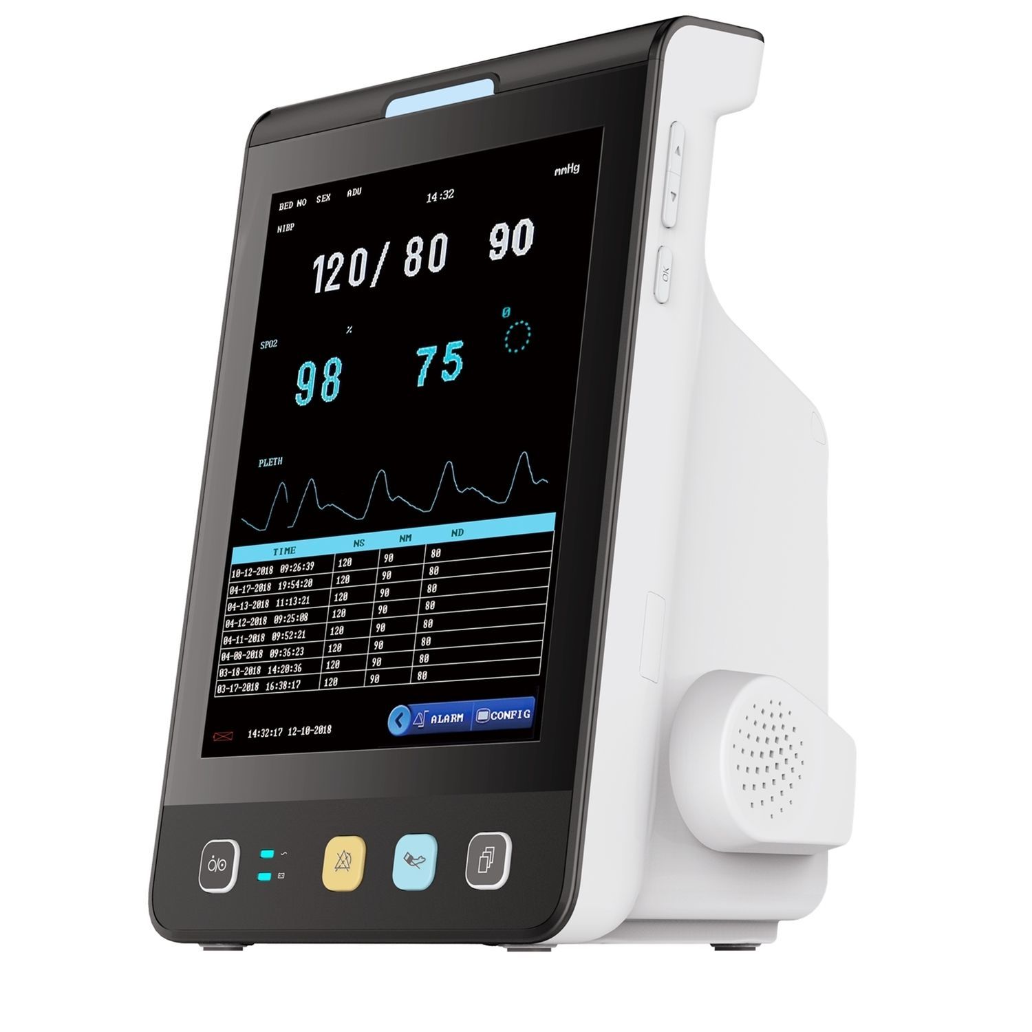 Portable patient monitor - PM-8A - Promed Technology - tabletop / SpO2 ...