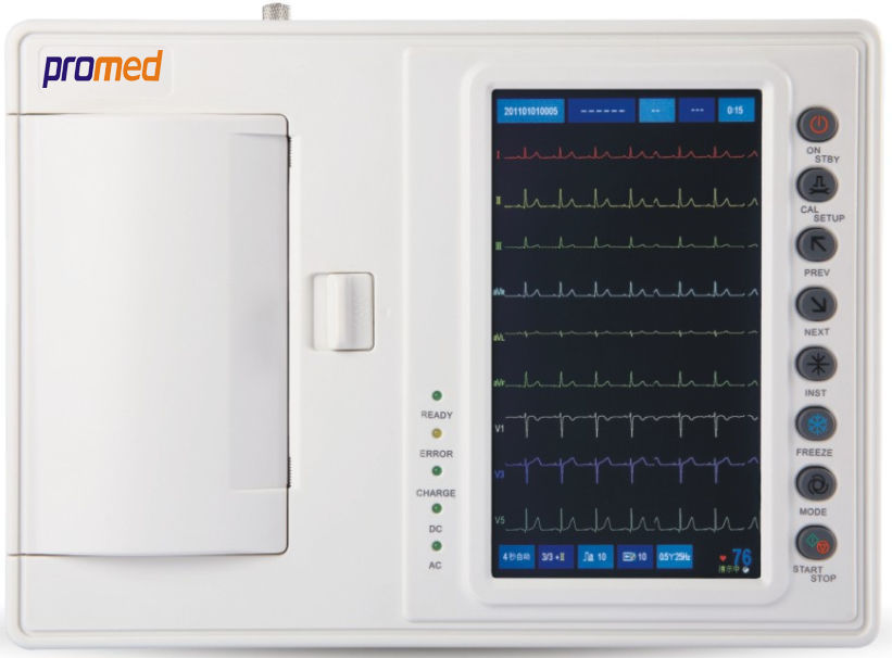 Resting electrocardiograph - ECG-T6 - Promed Technology - 6-channel ...