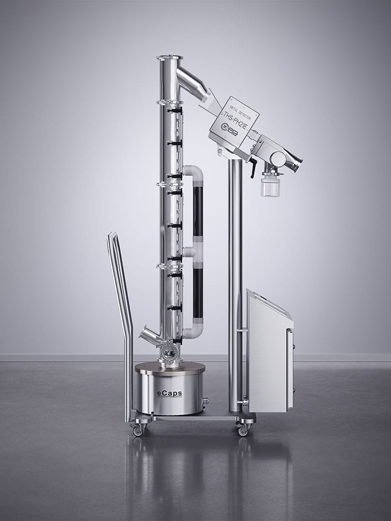 Capsule polisher - eCaps - Pharma Technology - with metal detector