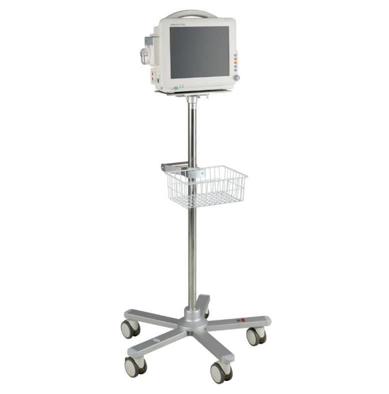 Medical trolley - ADAX 002 - Çağdaş Medical - for monitors / multi ...
