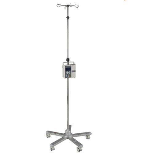 IV pole on casters - SR series - Çağdaş Medical - wall-mounted / 4-hook