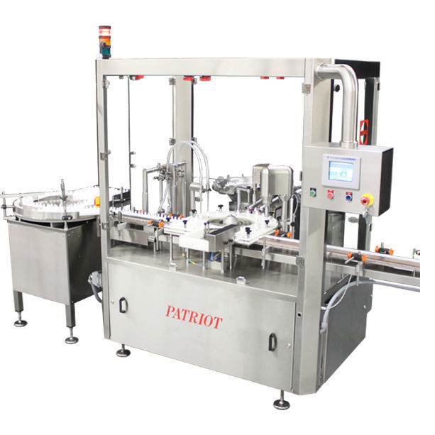 Rotary filler - Patriot™ - Capmatic - floor-standing / compact / can