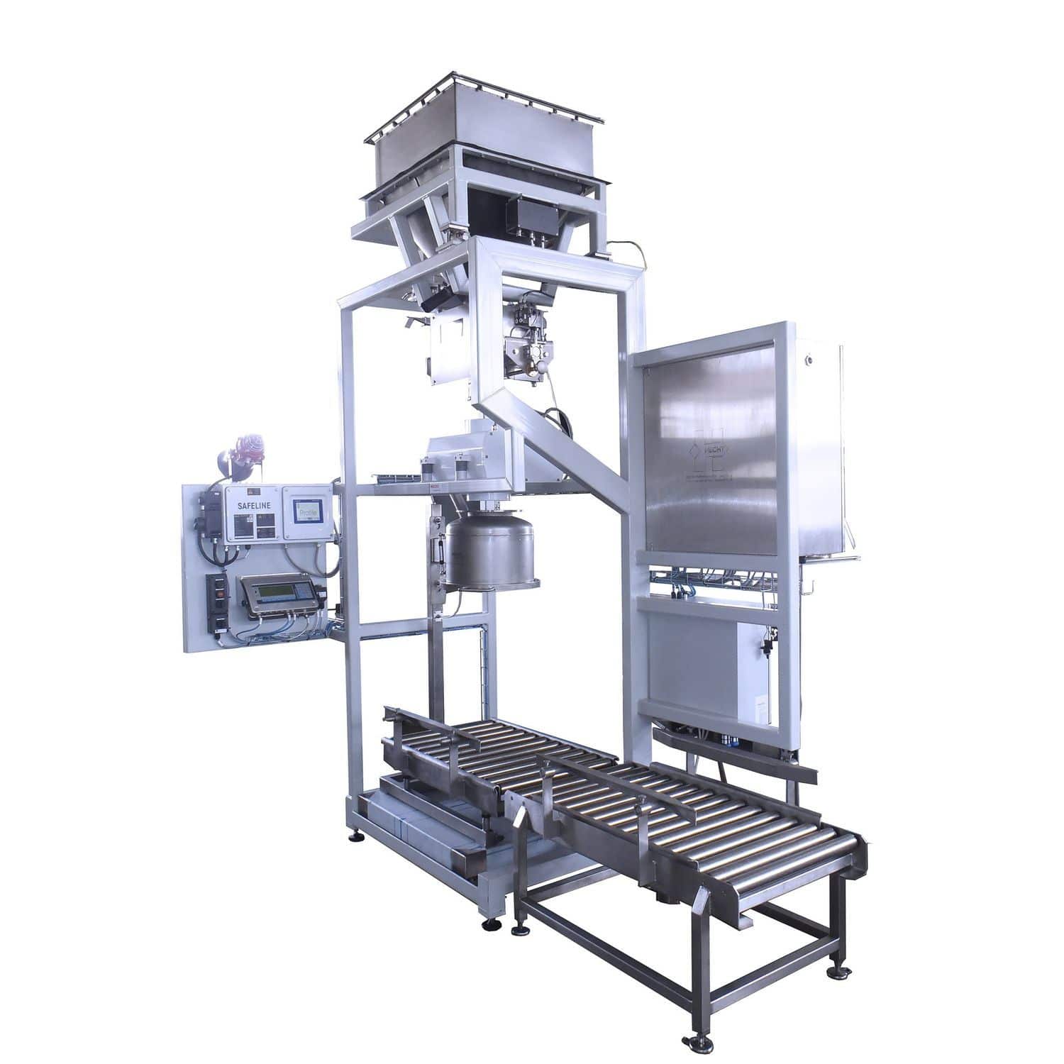 Continuous filling machine - Hecht - pneumatic / conveyor / drum