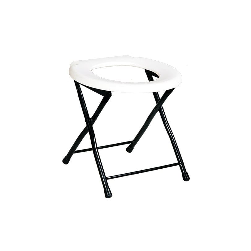 Commode chair with cutout seat - 604 - IMC MEDICAL - height-adjustable