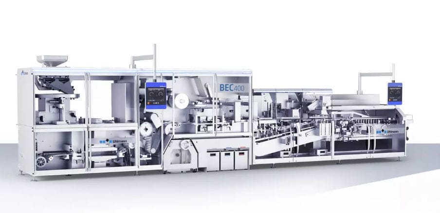 Automated packaging machine - BEC 400 - Uhlmann - floor-standing ...
