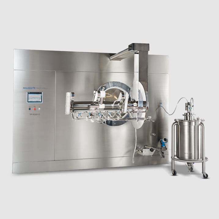 Film coating system - TPR series - Romaco - for tablets / floor-standing