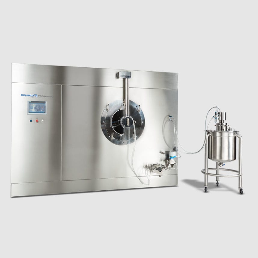 Tablet coating system - TPR series - Romaco - floor-standing / drum