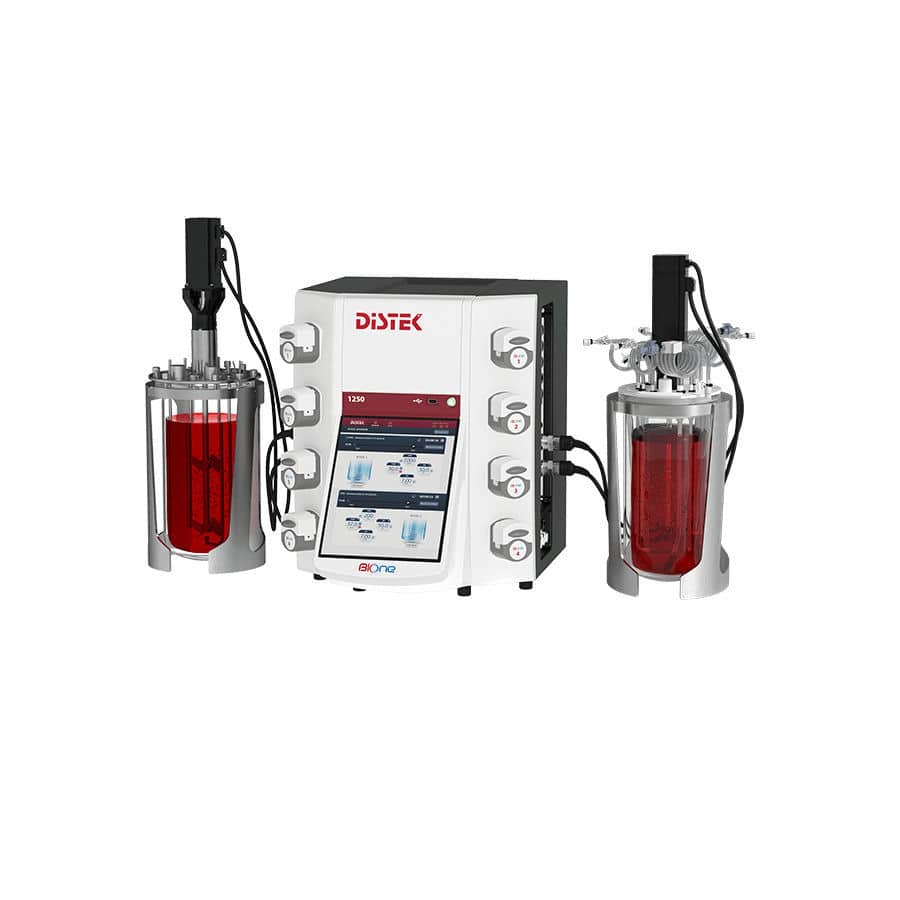 Laboratory bioreactor - BIOne 1250 Dual - Distek - single-use / compact ...