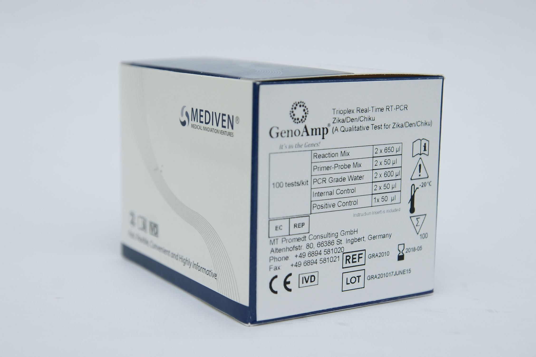 Dengue fever test kit - GenoAmp® GRA2010 - Medical Innovation Ventures ...