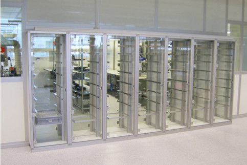 Cleanroom transfer hatch - OCTANORM - custom