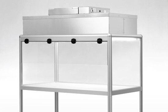 Work table - C 3020 - OCTANORM - for clean rooms / rectangular