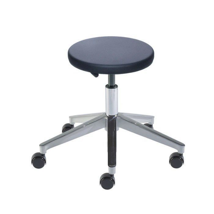 Laboratory stool - TXW-H-RK - CLEATECH - for clean rooms / height ...