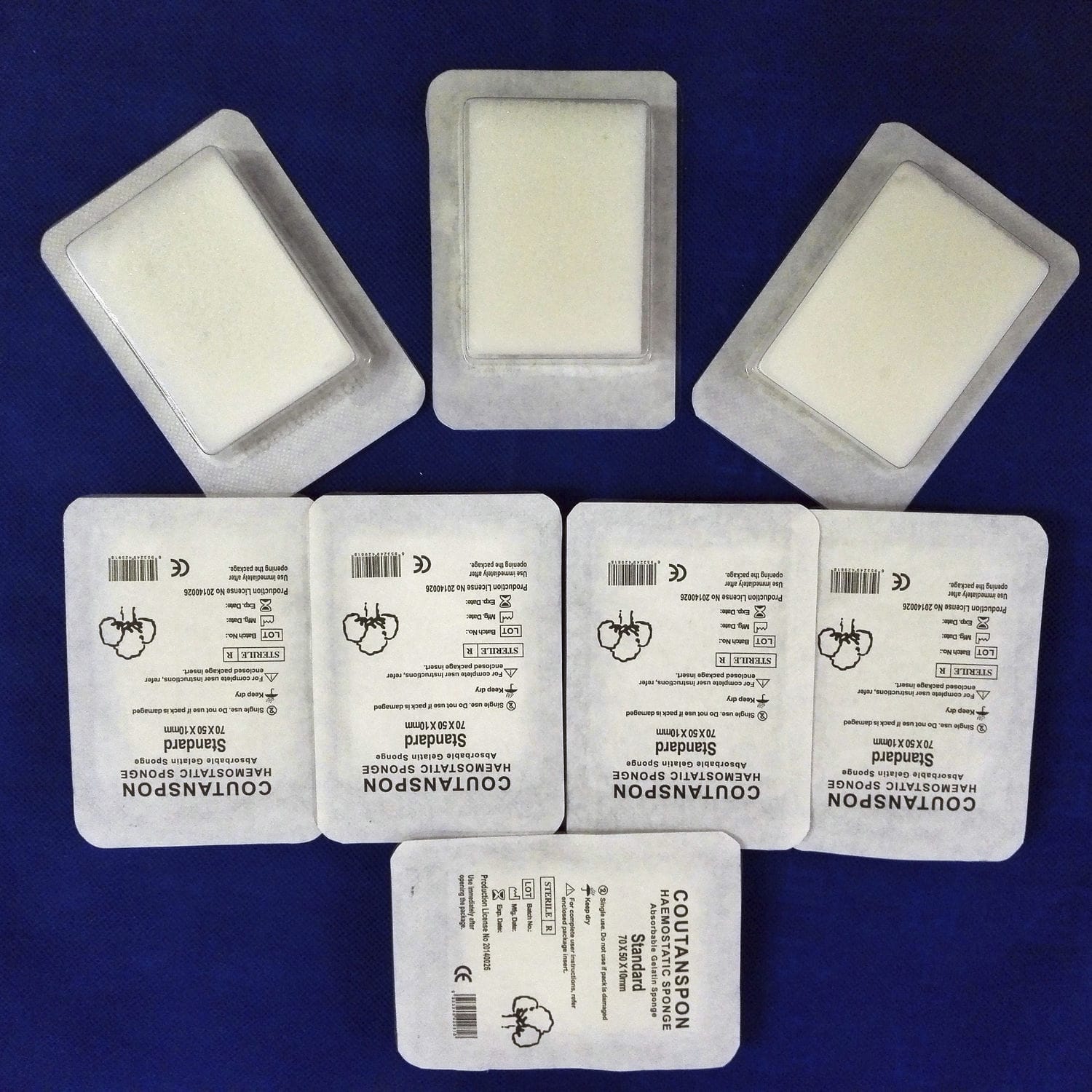 Hemostatic pad - Hongkong Medi - wound surgery