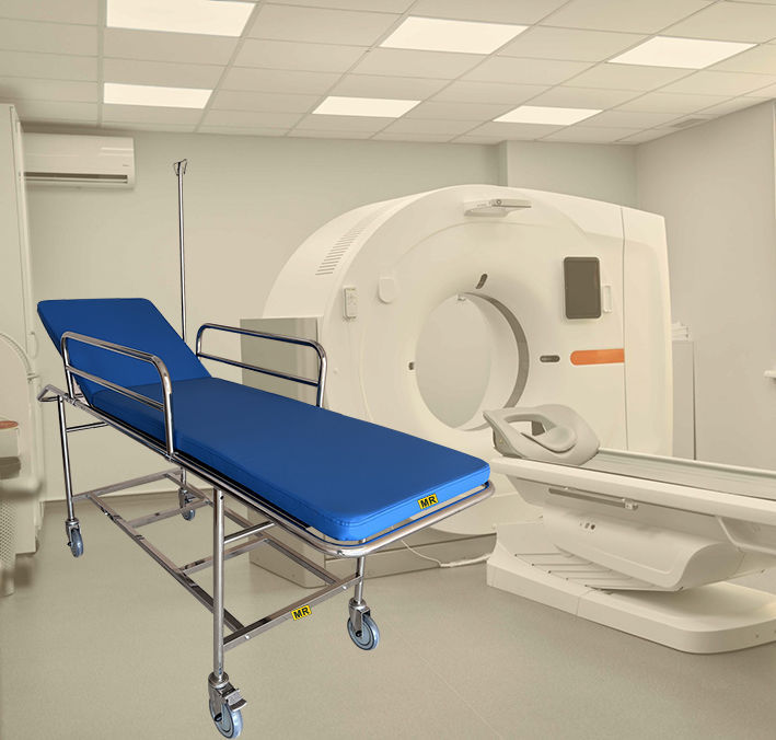 MRI stretcher trolley - HO-708-2 - Hongkong Medi - transport / manual ...